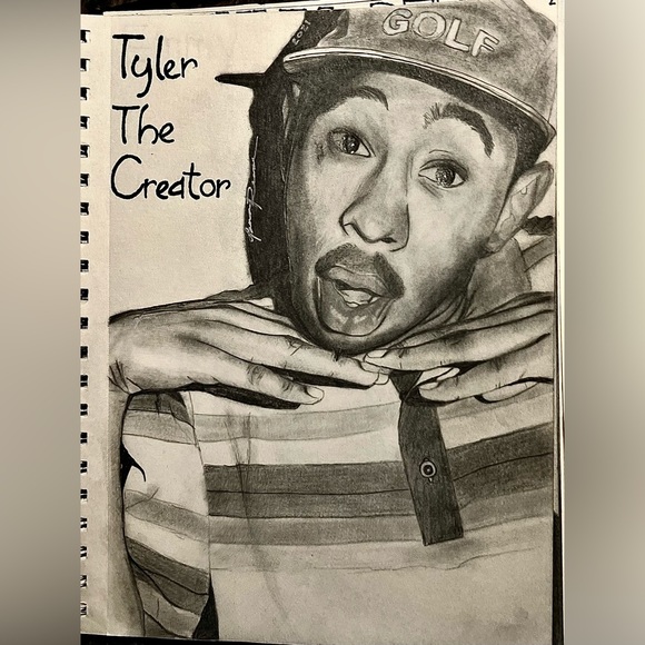 Art | Handdrawn Tyler The Creator Portrait 221 | Poshmark